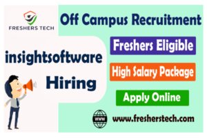 Insightsoftware Off Campus Drive for 2023/2024 Batch Fresher Hiring Software Engineer Jobs